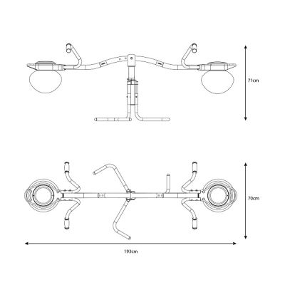 Spiro Hop SeeSaw - Atlantic Trampolines