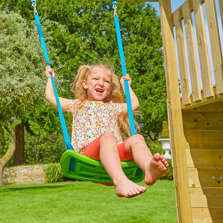 Skywood Tower, Ripple Slide & Double Swing - Atlantic Trampolines