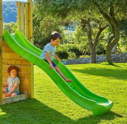 Skywood Play Tower with Ripple Slide - Atlantic Trampolines